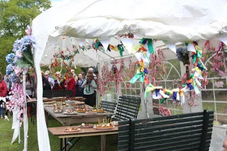 Whippets enjoying the Port Eliot Tea Party - JR Whippet Rescue